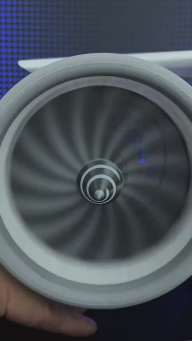 Creative Turbo Desktop Fan - Jet Engine Model with Red Light ...