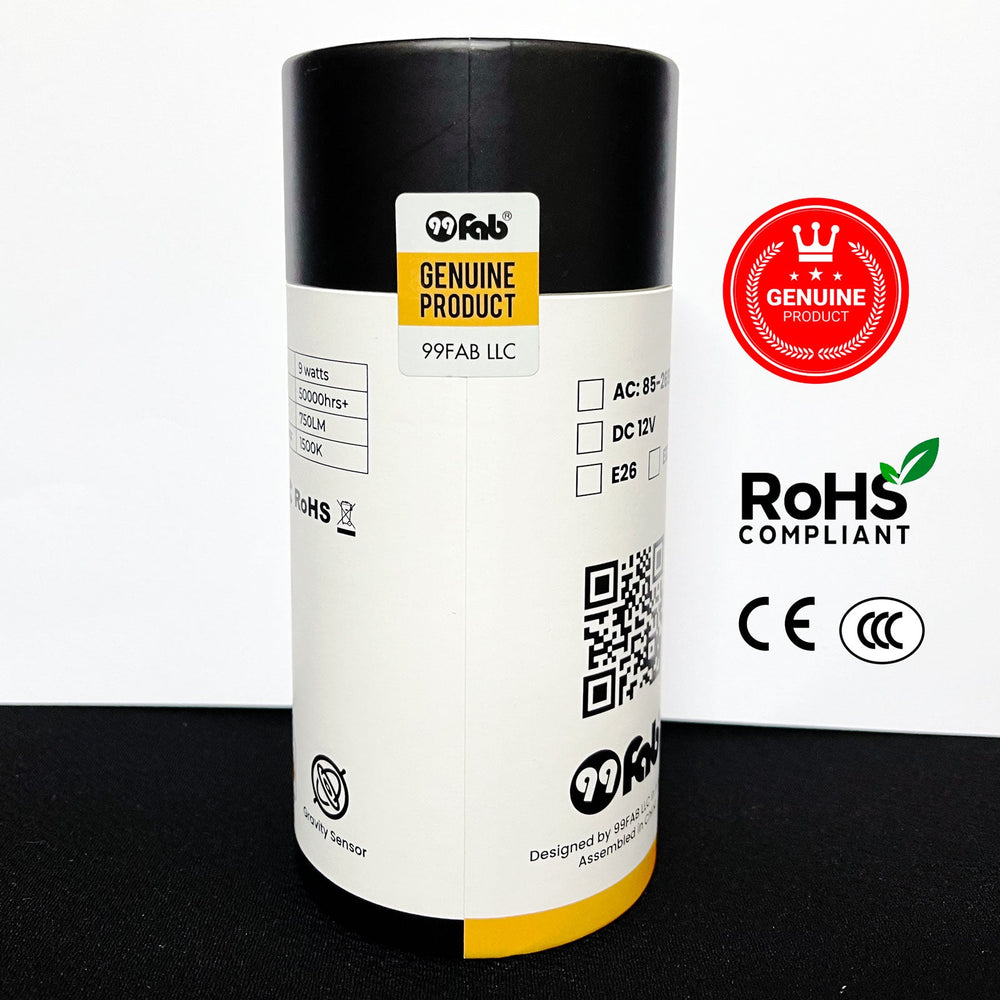 99FAB® LED Flame Effect Flickering Fire Light Bulb | 99FAB