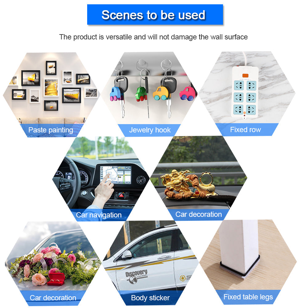 Removable & Reusable Double-Sided Nano Magic Tape | 99FAB